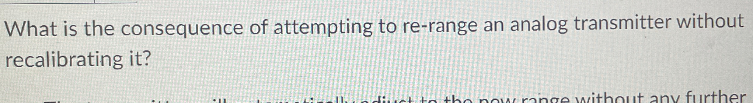 Solved What is the consequence of attempting to re-range an | Chegg.com