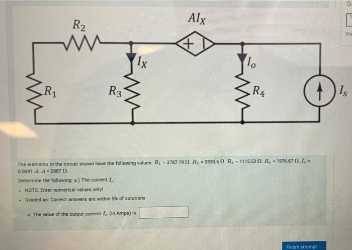 Solved Aly R2 w Fin + 1. R1 R3 R4 Is The elements in the | Chegg.com
