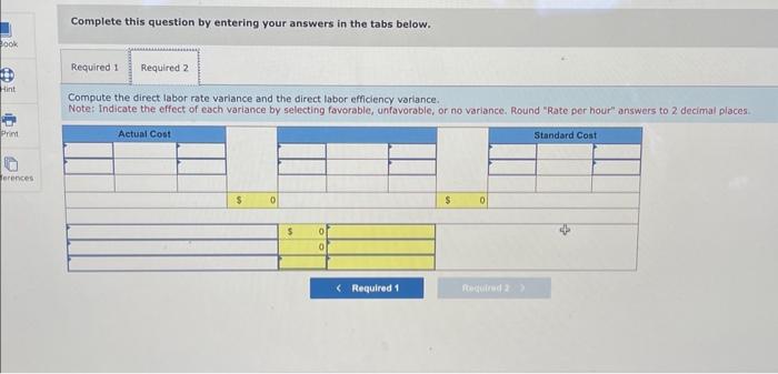Solved Exercise 23-11 (Algo) Direct materials and direct | Chegg.com