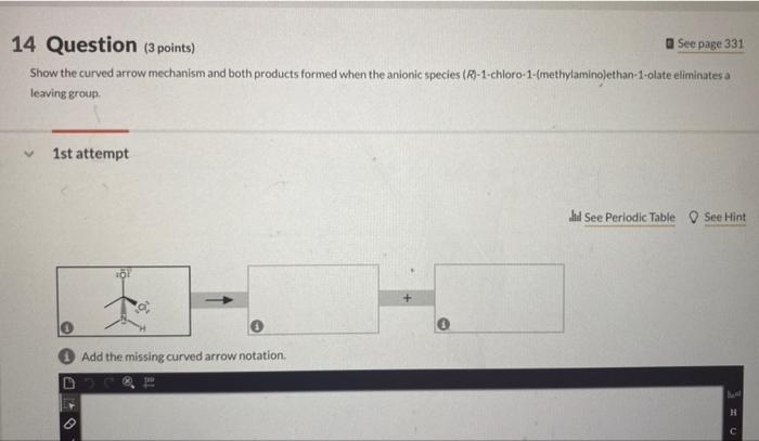 Solved 14 Question (3 points) [ See page 331 Show the curved | Chegg.com