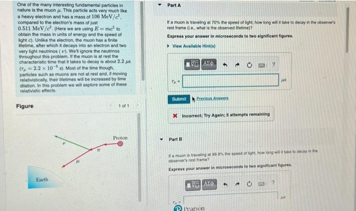 Solved One of the many interesting fundamental particles in | Chegg.com