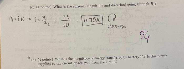 Solved 2. If you are told that V1=5V,C1=7.5μF,C2=5μF and | Chegg.com