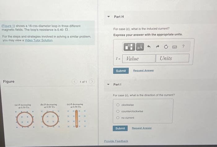 Solved (Epure 1) shows a 16-cm-diameter loop in three | Chegg.com