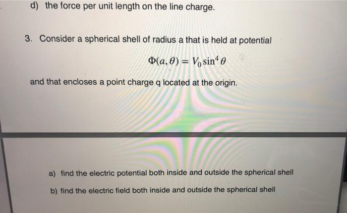 Solved How to calculate potential inside the sphere if a | Chegg.com