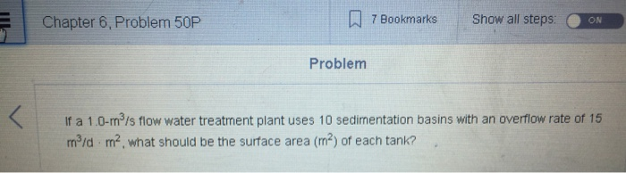 Solved 7. Sedimentation - weir design. What length of weir | Chegg.com
