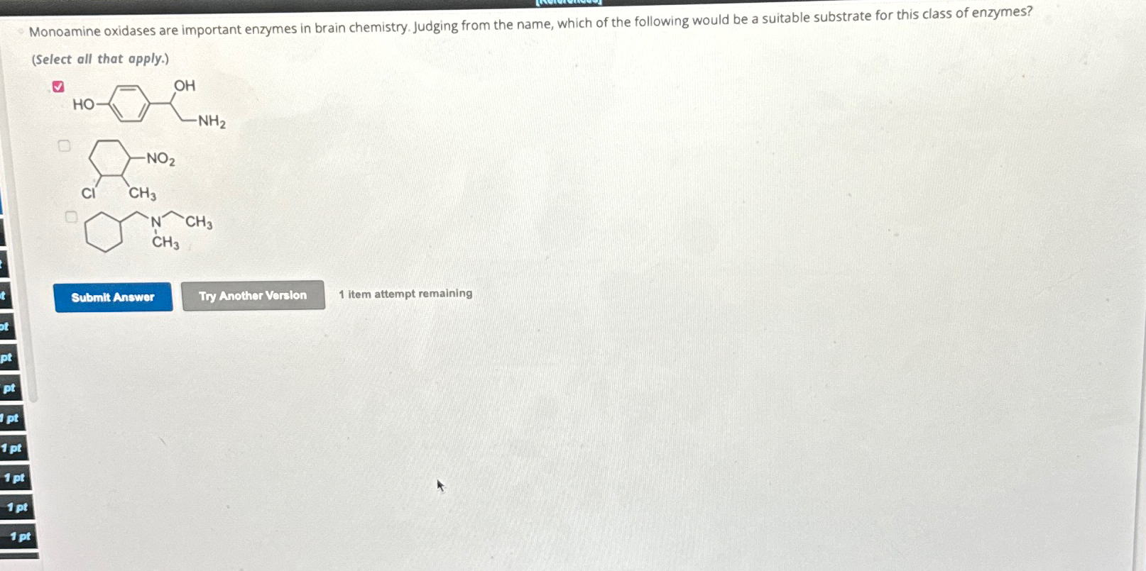 Solved Monoamine oxidases are important enzymes in brain | Chegg.com