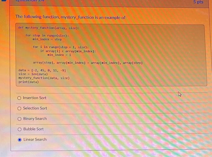Solved The Following Function Mysteryfunction Is An 