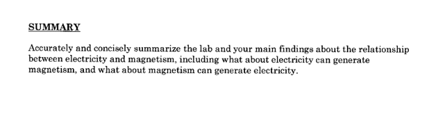Solved SUMMARYAccurately and concisely summarize the lab and | Chegg.com