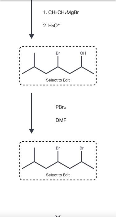 Solved Draw the products of the two step re di ㄹ1. | Chegg.com