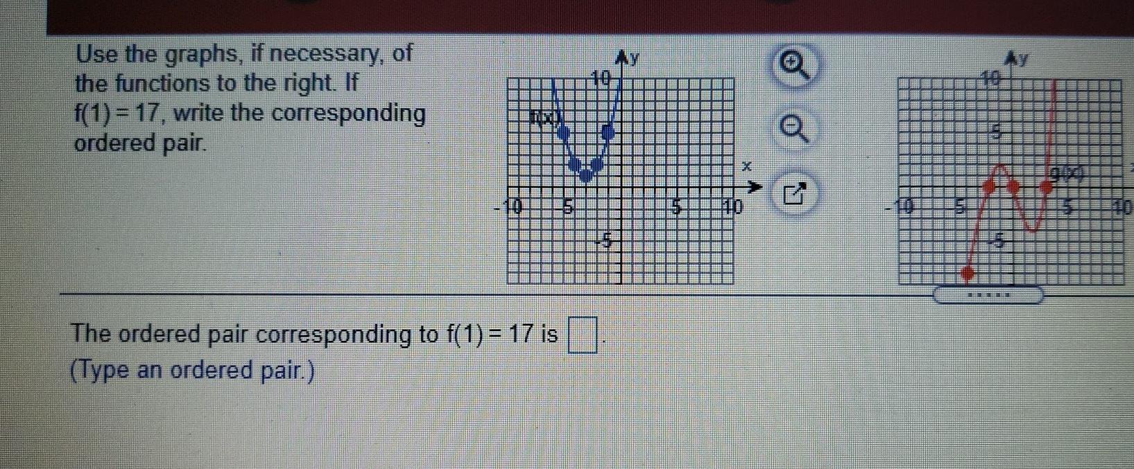 Solved Use The Graphs If Necessary Of The Functions To
