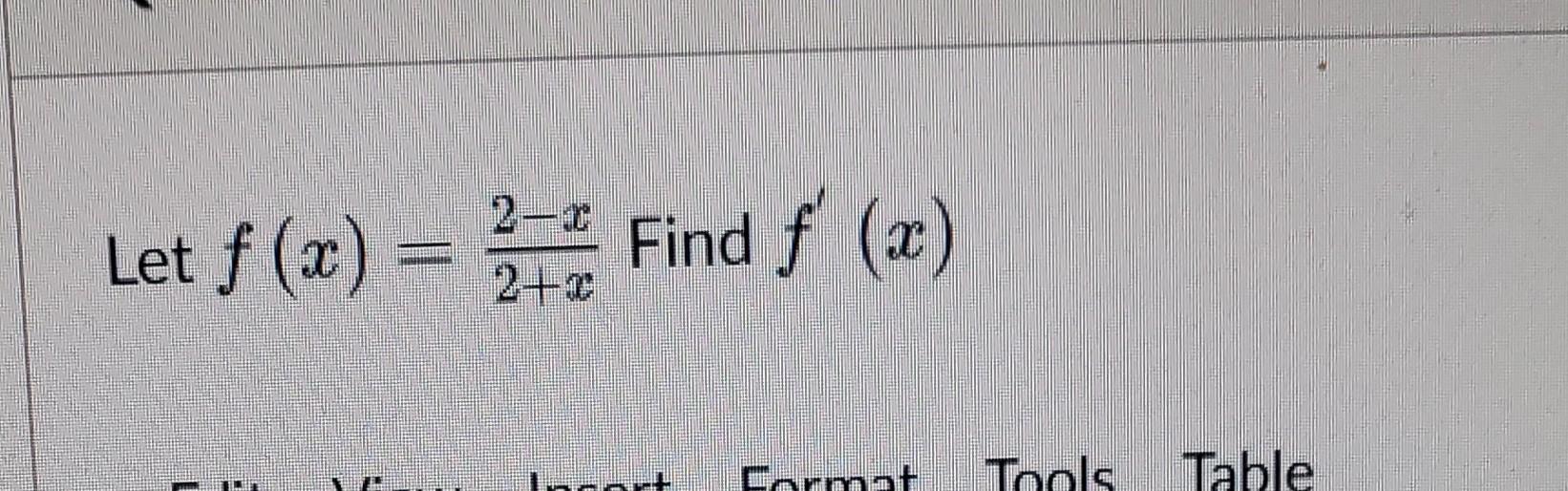 Solved f(x)=2+x2−x | Chegg.com