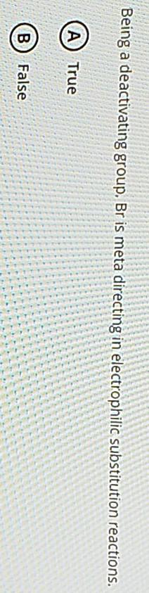 Solved Being a deactivating group. Br is meta directing in | Chegg.com