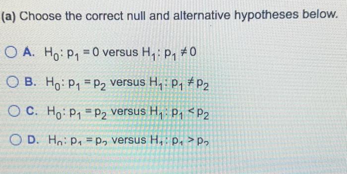 Solved Conduct a test at the α=0.05 level of significance by | Chegg.com
