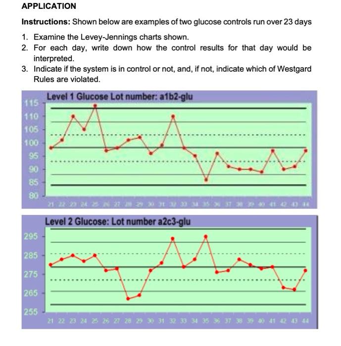 Solved APPLICATION Instructions: Shown below are examples of | Chegg.com