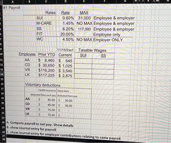 Solved Please fill in all empty boxes and answer all | Chegg.com