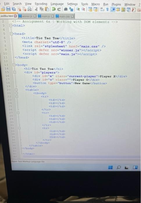 Solved sir, i need main.js file coding very urgently. i have | Chegg.com