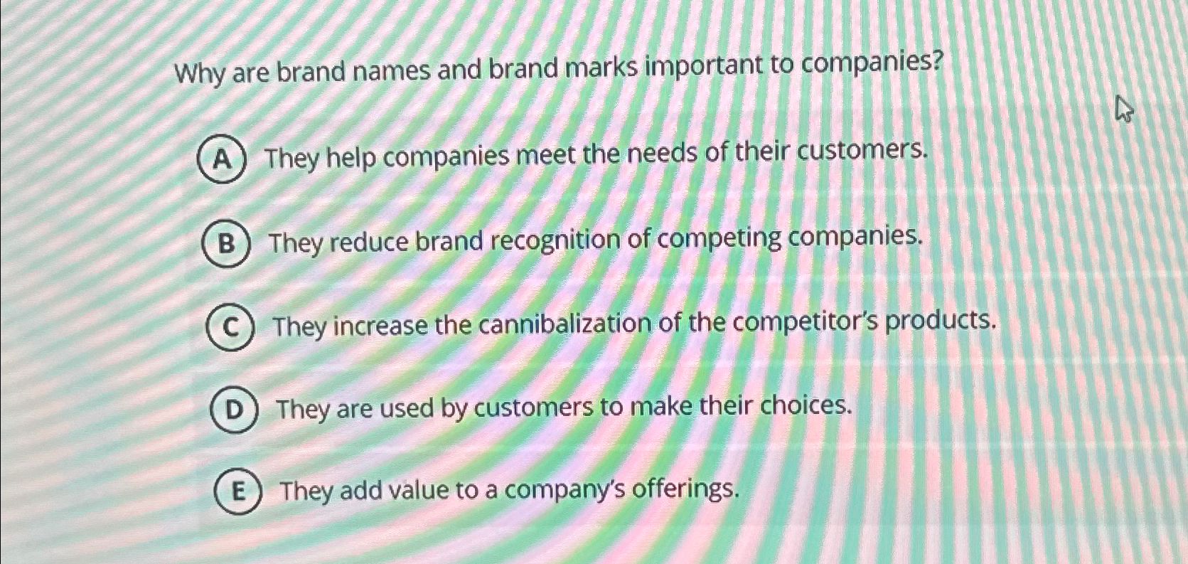 Solved Why are brand names and brand marks important to | Chegg.com