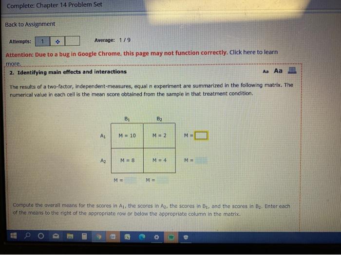 Solved Complete: Chapter 14 Problem Set Back to Assignment | Chegg.com