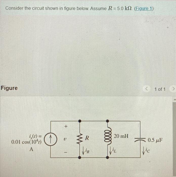 Solved Consider the circuit shown in figure below. Assume | Chegg.com