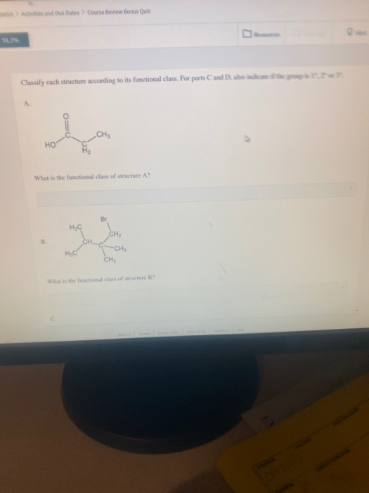 Solved De Course views Classify each structure according to | Chegg.com