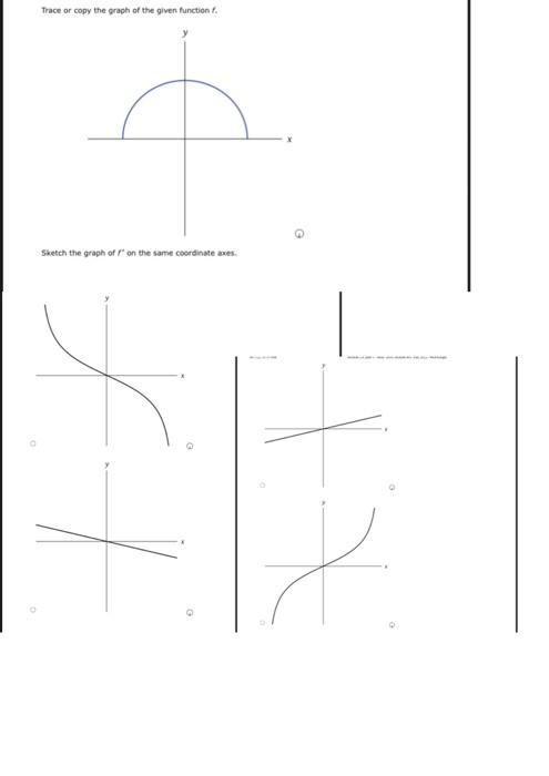 Solved Trace or copy the graph of the given function f. | Chegg.com Solved Trace or copy the graph of the given function f. | Chegg.com