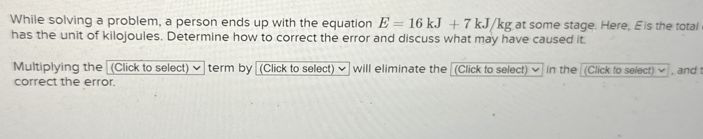 Solved While solving a problem, a person ends up with the | Chegg.com