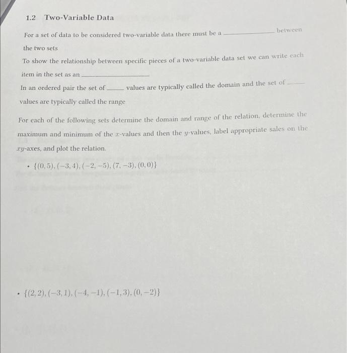 Solved 11 One Variable Data One Variable Data Occurs In The 6893