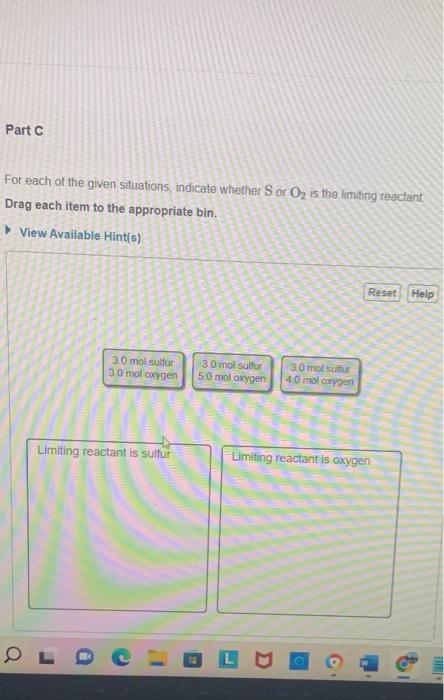 Solved Elemental S reacts with O2 to form SO3 according to | Chegg.com