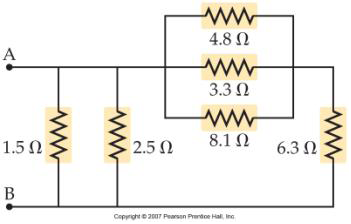 Solved Find the equivalent resistance between points A and B | Chegg.com