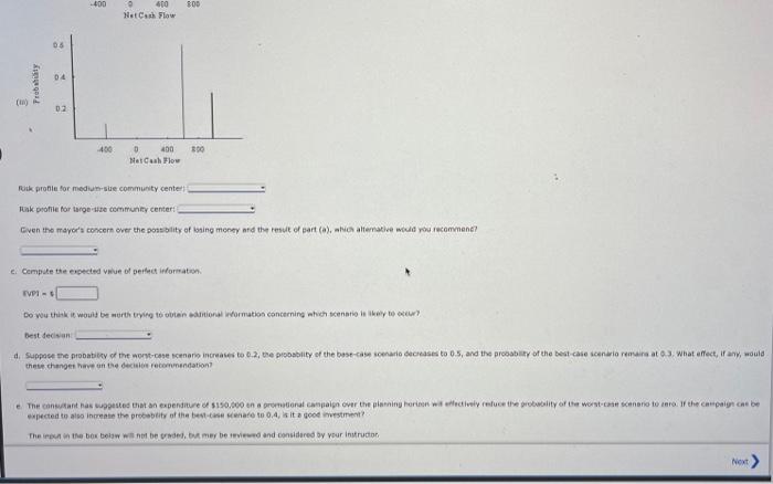 Solved what decision using the expected value | Chegg.com