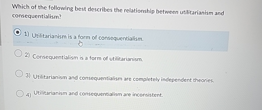 Solved Which of the following best describes the | Chegg.com