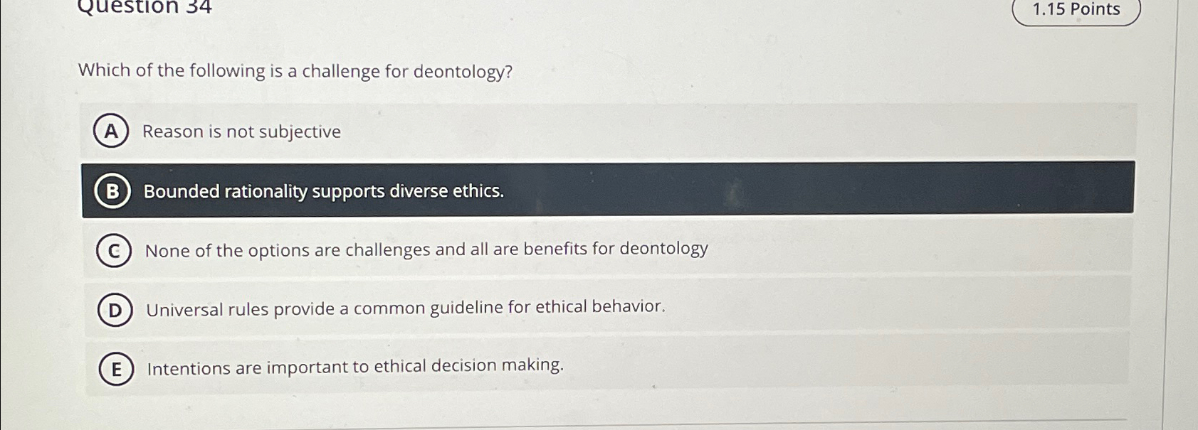 Solved 1.15 ﻿PointsWhich of the following is a challenge for | Chegg.com