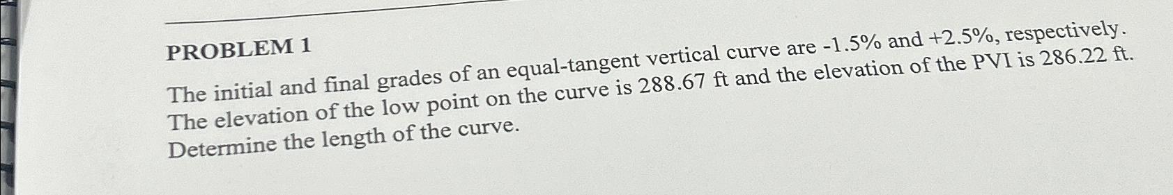 Solved PROBLEM 1The initial and final grades of an | Chegg.com