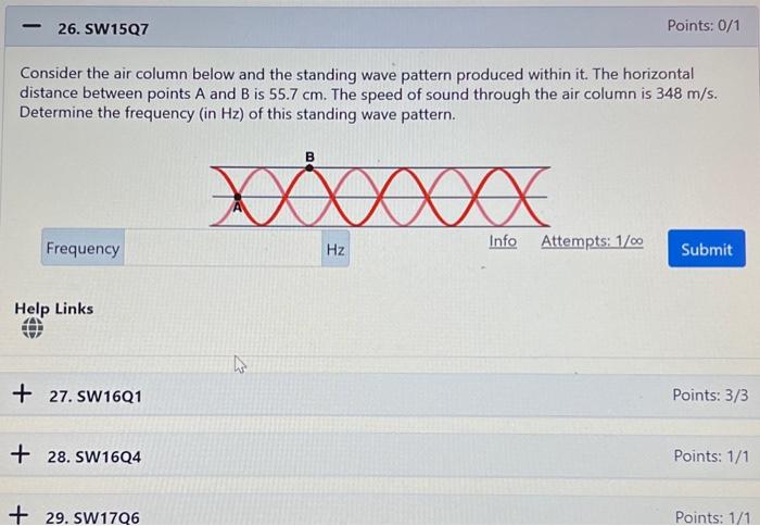Solved Consider the air column below and the standing wave | Chegg.com