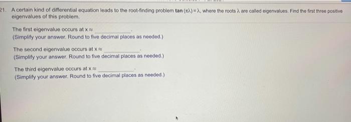 Solved Use Newton's method to find an approximate answer to | Chegg.com