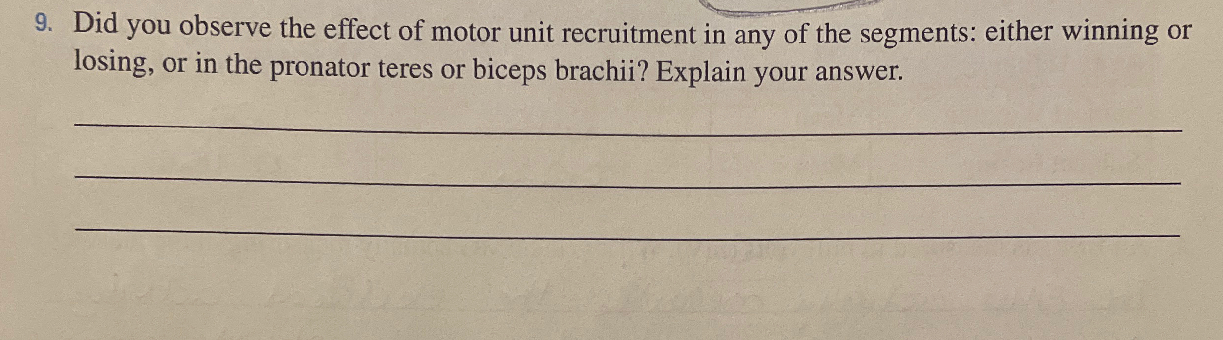 Solved Did you observe the effect of motor unit recruitment | Chegg.com