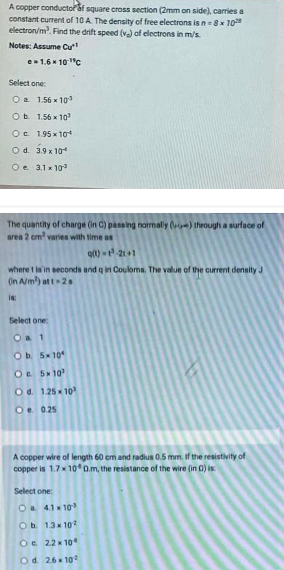 Solved A copper conductor $ f square cross section ( 2mm ﻿on | Chegg.com