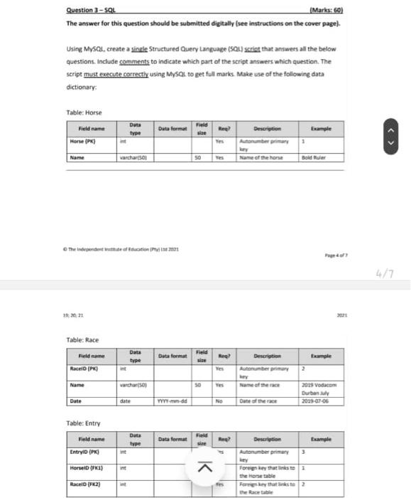Solved The answer for this question should be submitted | Chegg.com