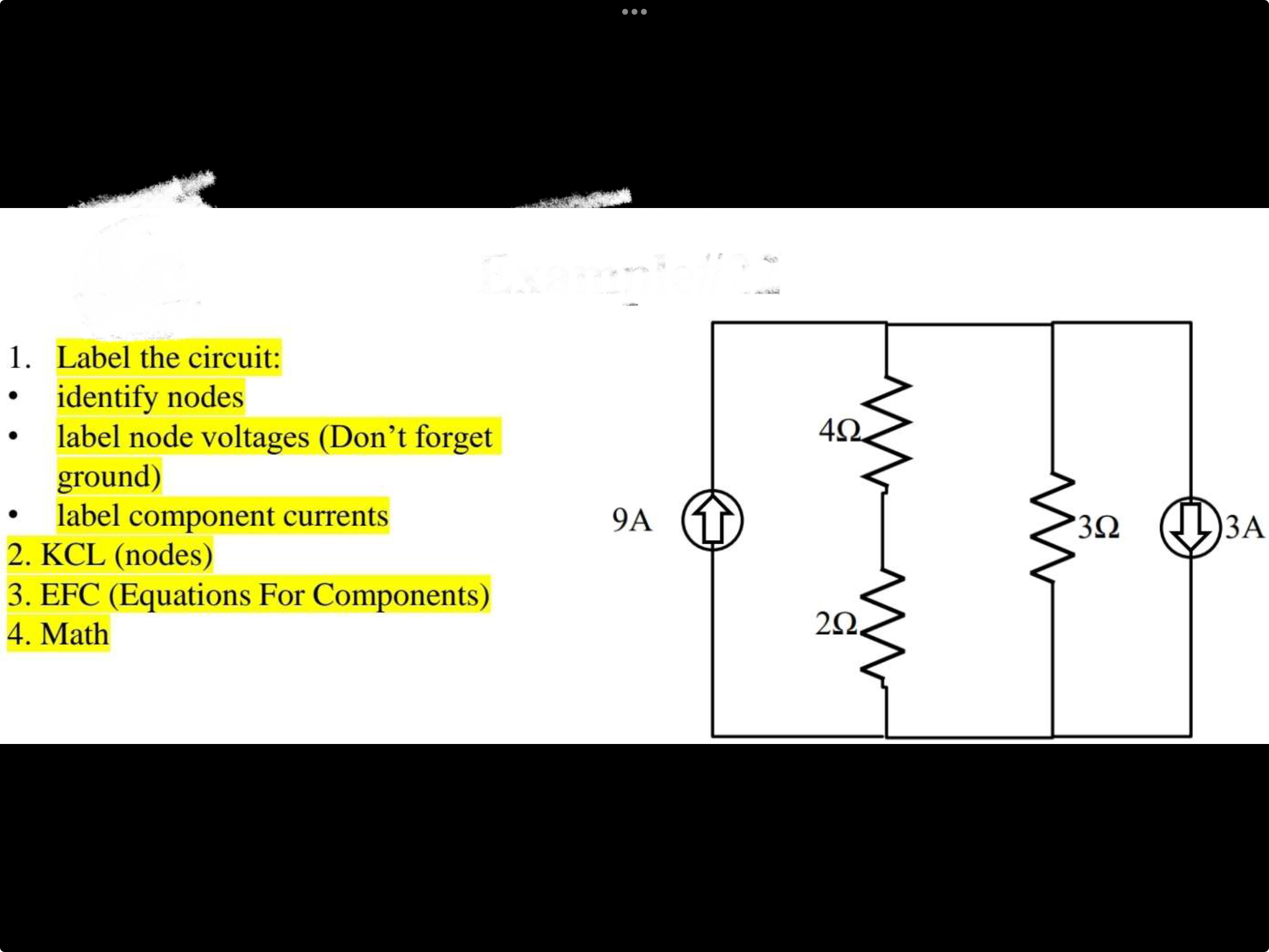 Label the circuit:identify nodeslabel node voltages | Chegg.com Label the circuit:identify nodeslabel node voltages | Chegg.com
