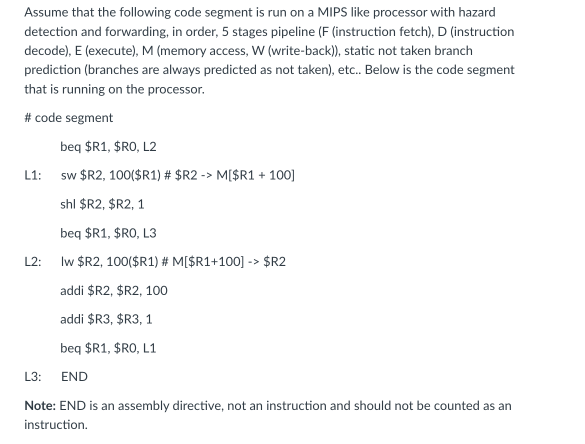 Solved Assume that the following code segment is run on a | Chegg.com