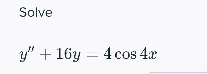 Solved Solve y Solved Solve y