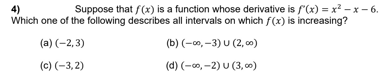 Solved Suppose that f(x) ﻿is a function whose derivative is | Chegg.com