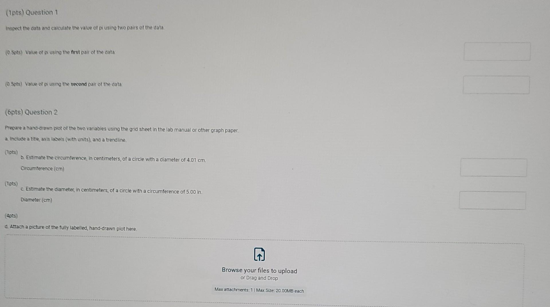 Solved Data And Report Submission - Using Excel For Graphing | Chegg.com