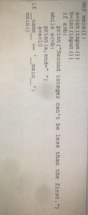Solved 5.17 LAB: Output range with increment of 10 Write a | Chegg.com