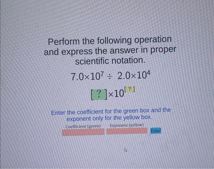 Solved Perform The Following Operation And Express The