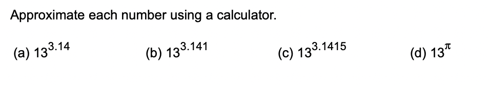Solved Approximate each number using a | Chegg.com