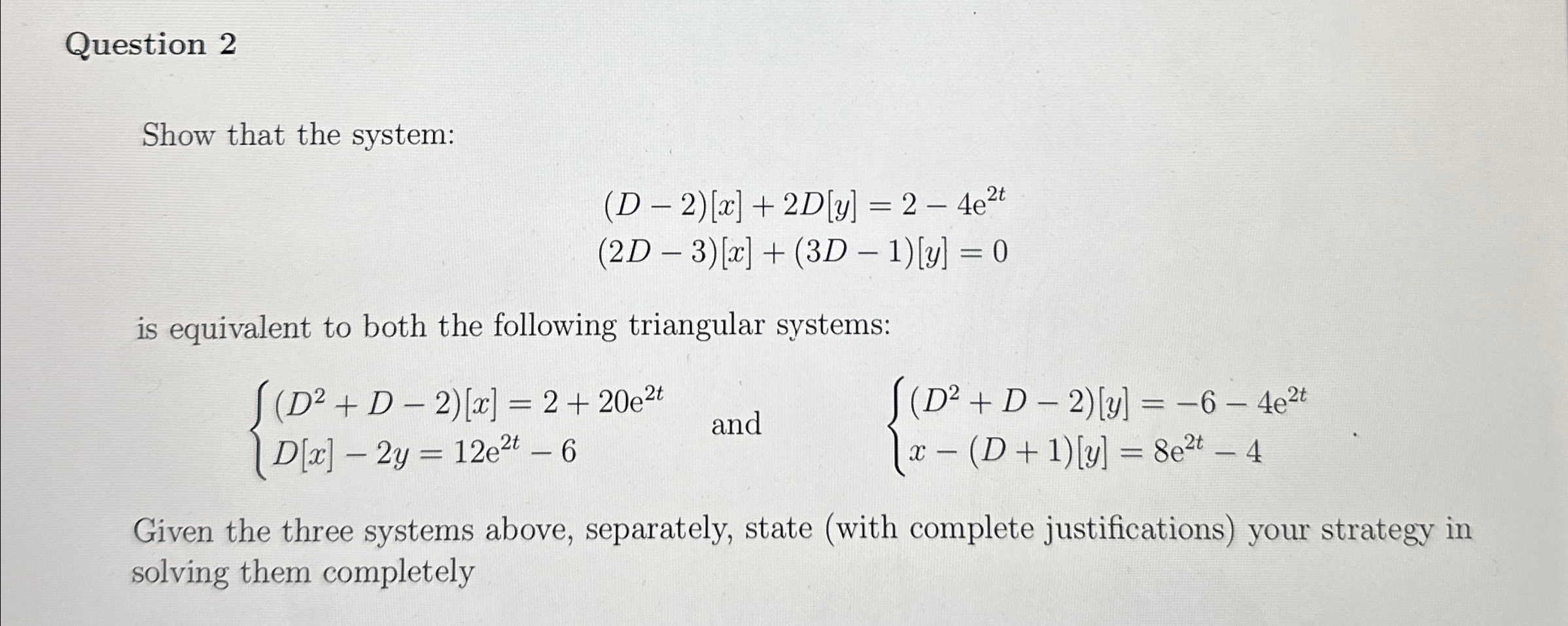 Solved Question 2Show that the | Chegg.com