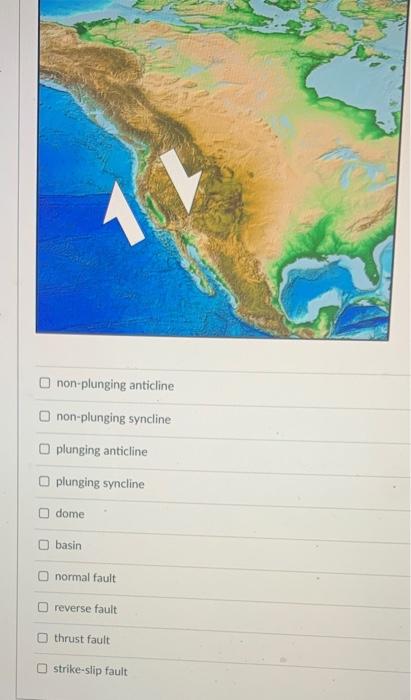 Solved Associating Structures with Tectonic Boundaries As | Chegg.com