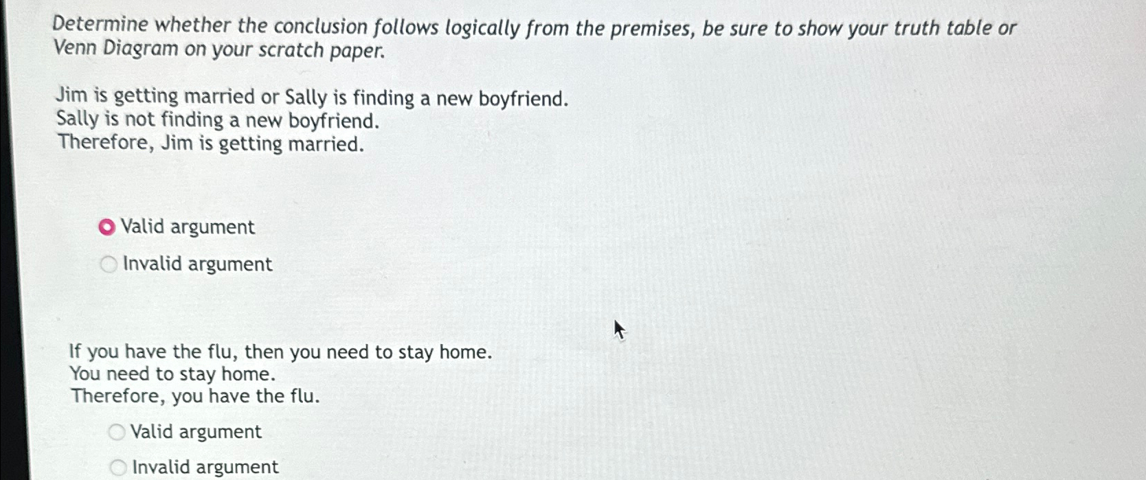 Solved Determine whether the conclusion follows logically | Chegg.com Solved Determine whether the conclusion follows logically | Chegg.com