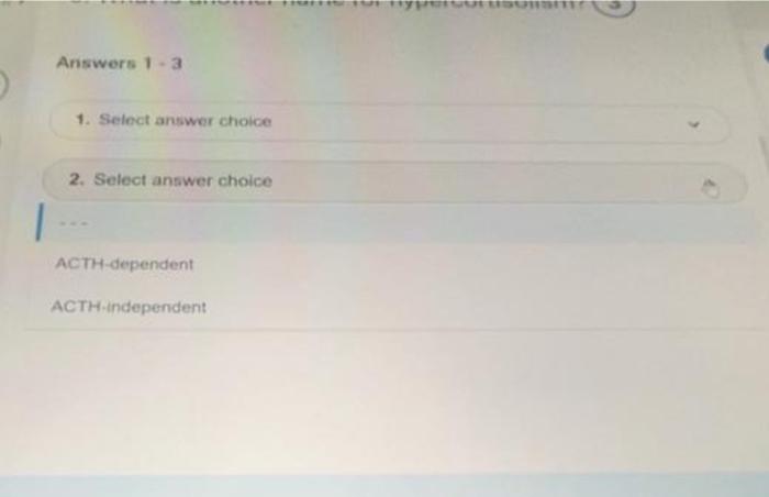 Solved Answer the 3 questions below with the correct | Chegg.com